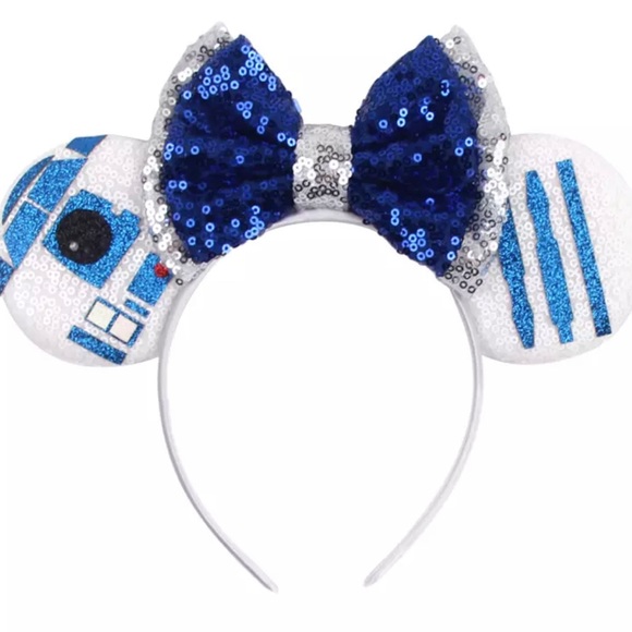 Accessories | R2d2 Star Wars Themed Mouse Ears Headband | Poshmark